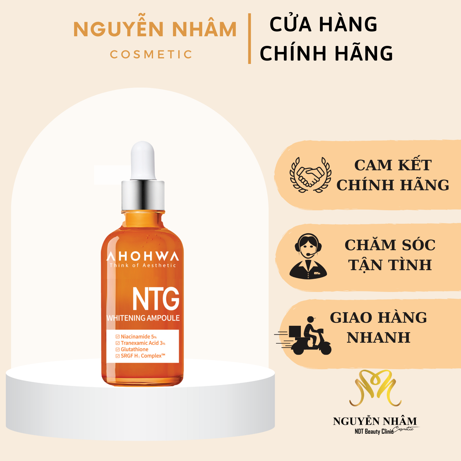 NTG Whitening Ampoule - Tinh Chất Điều Trị Nám, Giảm Đỏ, Dưỡng Trắng ...